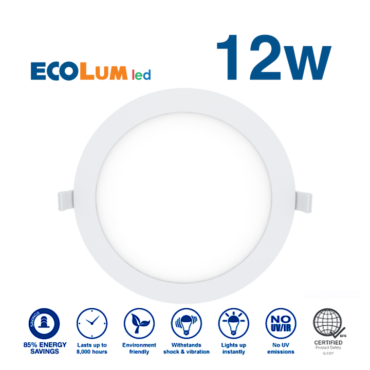 Firefly Ecolum Recessed Downlight Round Light Emitting Diode LED ...
