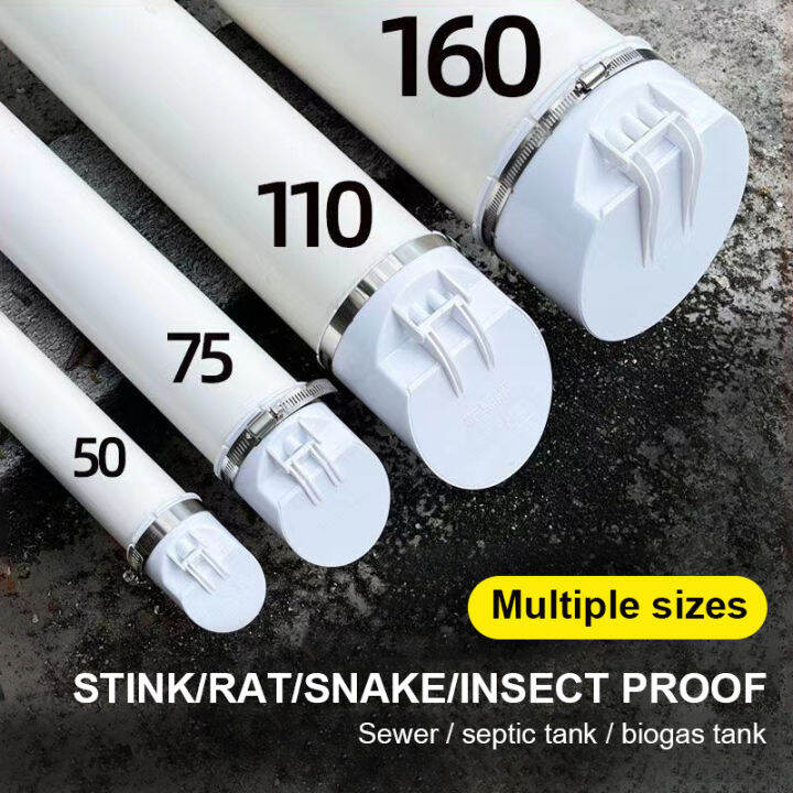 Drainage Wells Septic Tank PVC Pipes Deodorization Device End Of The ...