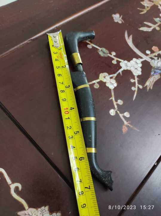 Keris bertulisan besi hitam 6inci | Lazada