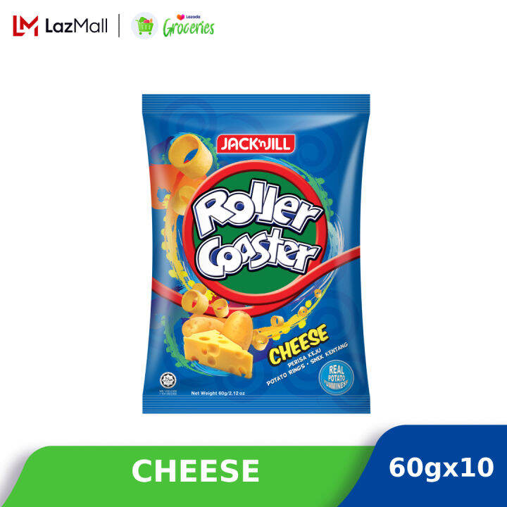 Jack'nJill Roller Coaster Cheese 60g x 10 | Lazada