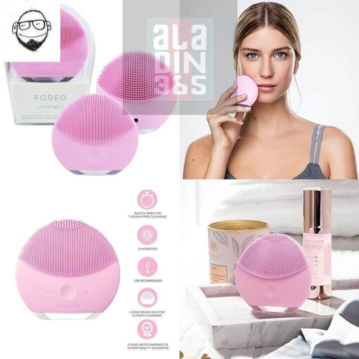 919 foreo luna mini 2 เครื่องล้างหน้าอัลตร้าโซนิคขจัดผิวอย่าล้ำลึก | Lazada.co.th