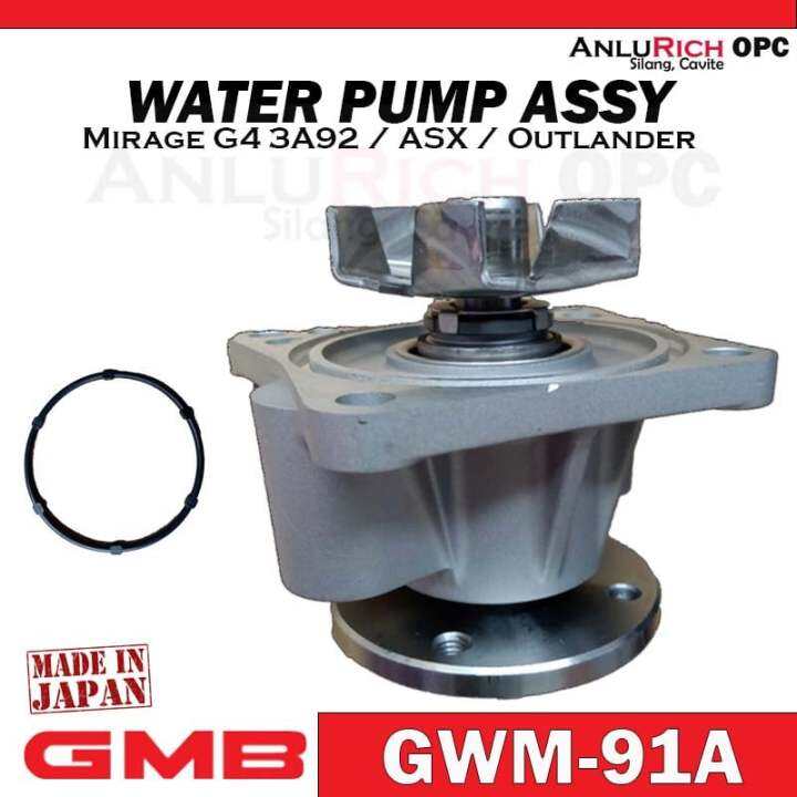 GMB WATER PUMP ASSEMBLY for Mitsubishi Mirage G4 3A92 / ASX / Outlander ...