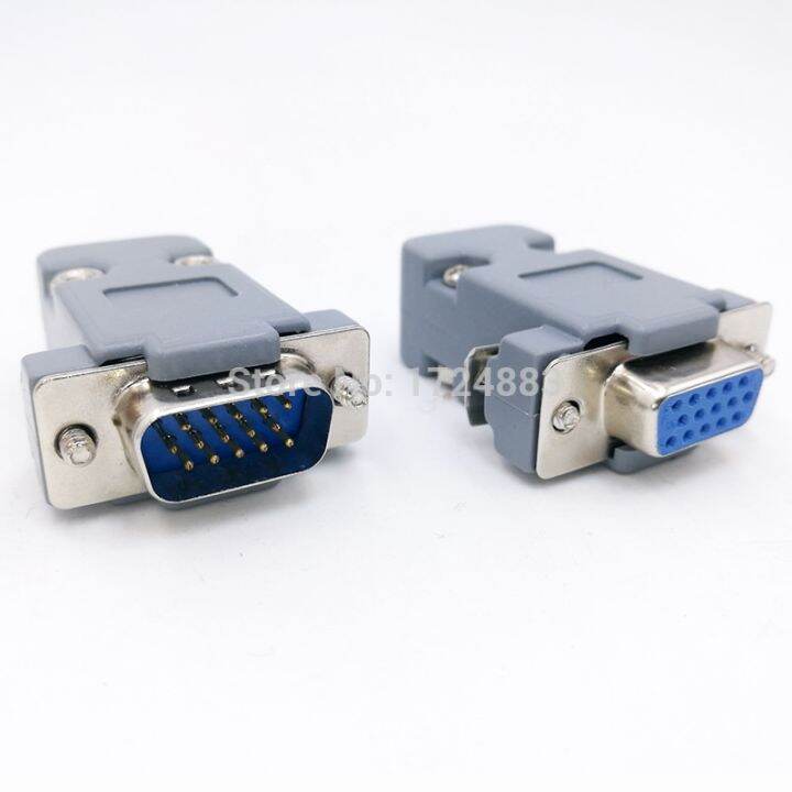 DB15 connector VGA Plug D type 15 pin hole port socket adapter female ...