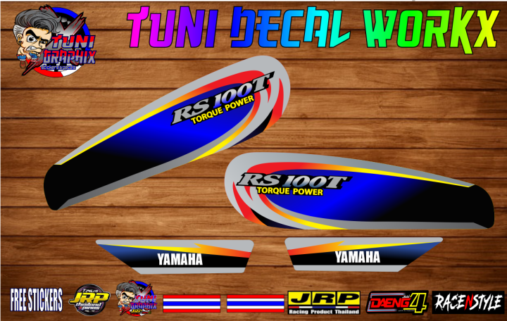 Yamaha RS 100 Stock Decal Stickers | Lazada PH