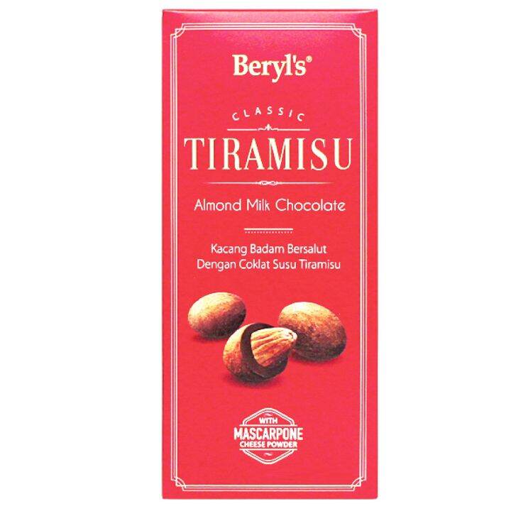 Beryls Tiramisu Almond Milk Chocolate, 200g (Assorted) | Lazada