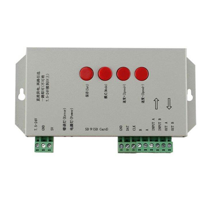 T1000s 2048 Pixels Dmx 512 Controller Sd Card Ws2801 Ws2811 Ws2812b