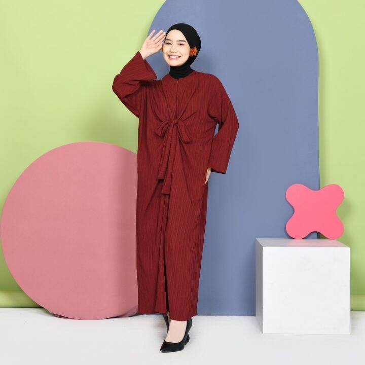 Mybamus Shafa Wrap Dress | Lazada Indonesia