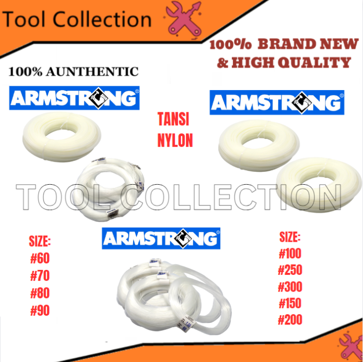 TOOL COLLECTION ARMSTRONG NYLON TANSI FISHING NYLON (60/70/80/90/100 ...