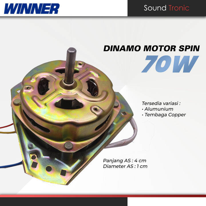 Dinamo Pengering Mesin Cuci Umum / Motor Spin 70W Umum As 10mm TEMBAGA Winner | Lazada Indonesia