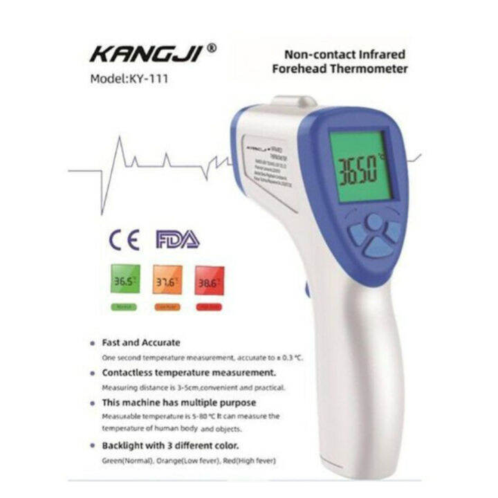 Thermometer infrared Kangji original termometer termogun termo gun alat ...