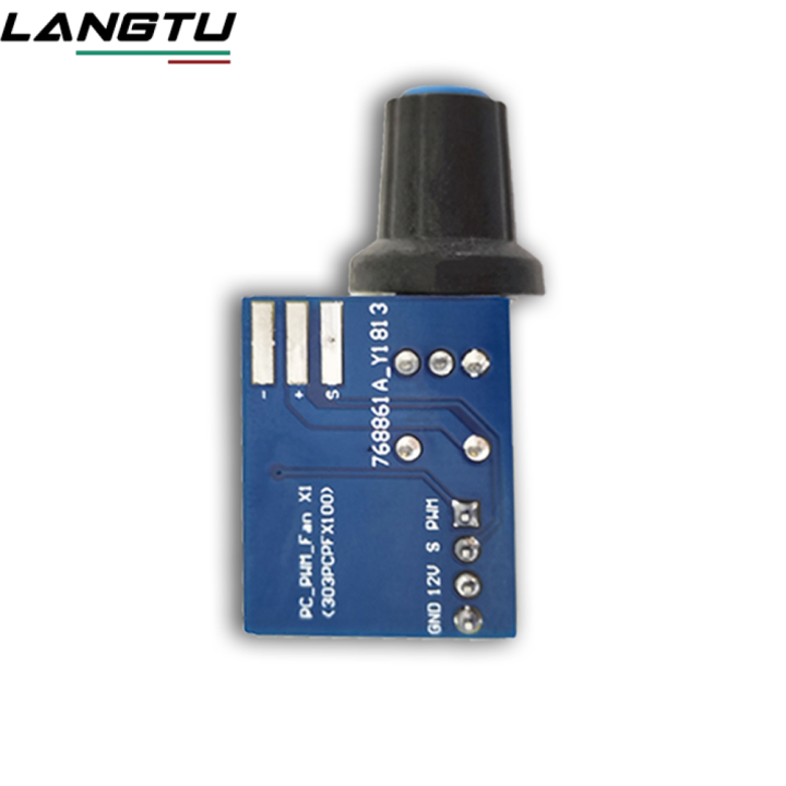 LANGTU 12V Single-channel Fan Speed Controller Pwm Speed Controller ...