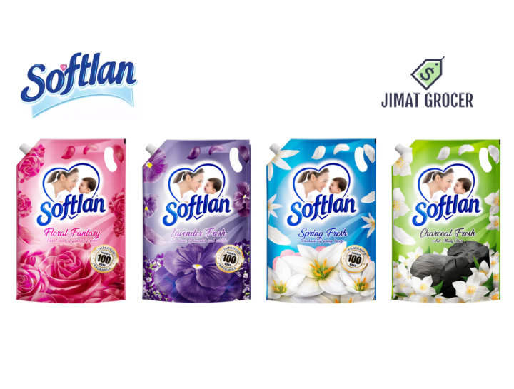 Softlan Fabric Softener Refill Pack 1.6L / 1600ml (1400ml + 200ml) | Lazada