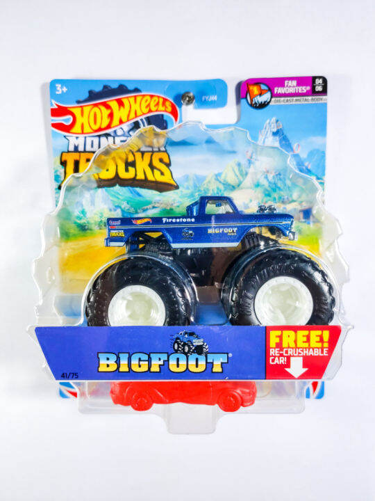 Hot Wheels Monster Trucks Big Foot Blue 2021 | Lazada Indonesia