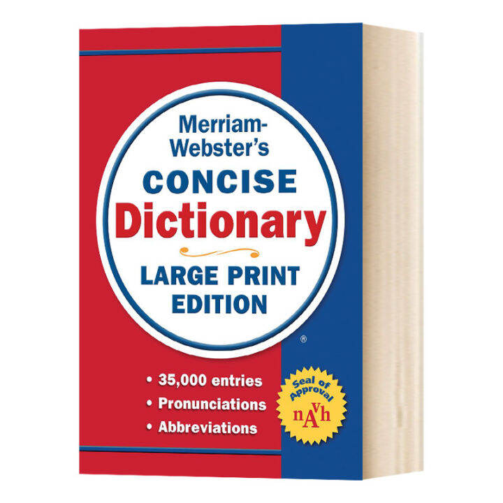 Merriam Webster's concise dictionary Large Print Edition | Lazada PH