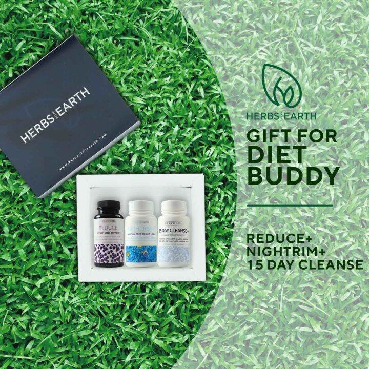 GIFT FOR DIET BUDDY – 15 DAY CLEANSE + REDUCE + NIGHTRIM from HERBS OF ...