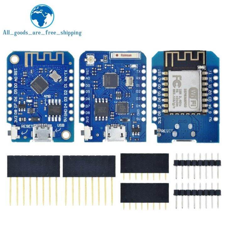 WeMos D1 Mini Pro V3.0 NodeMcu 4MB/16MB ไบต์ Lua WIFI Internet of Things Development board based ...