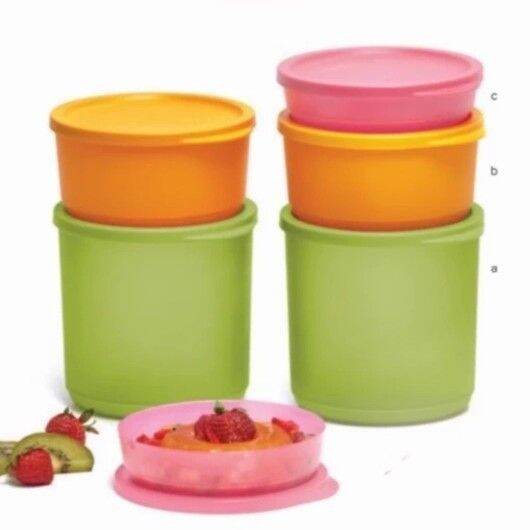 Tupperware Tropical Fiesta Round Per Set (3) Terlaris | Lazada Indonesia