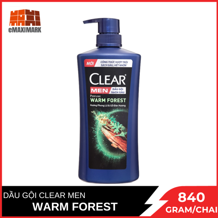 Dầu Gội Nước Hoa Clear Men Warm Forest Sạch Gàu Sạch Nhờn Hương Phong ...