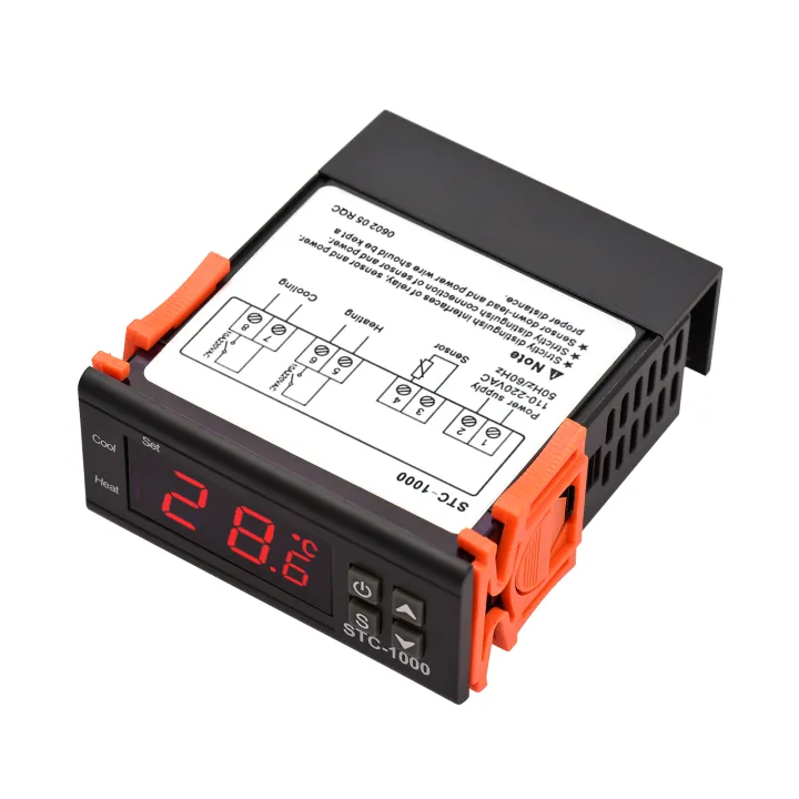 Digital Temperature Controller STC-1000 Intelligent Temperature ...