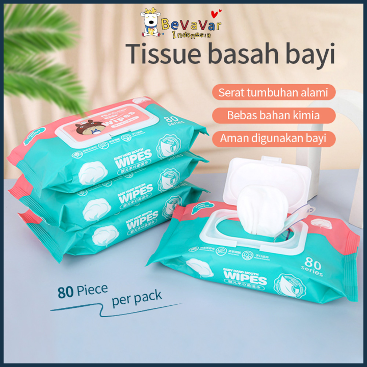 Tisu Basah anak bayi 80 Sheet 1 Pack Baby Wipes | Lazada Indonesia