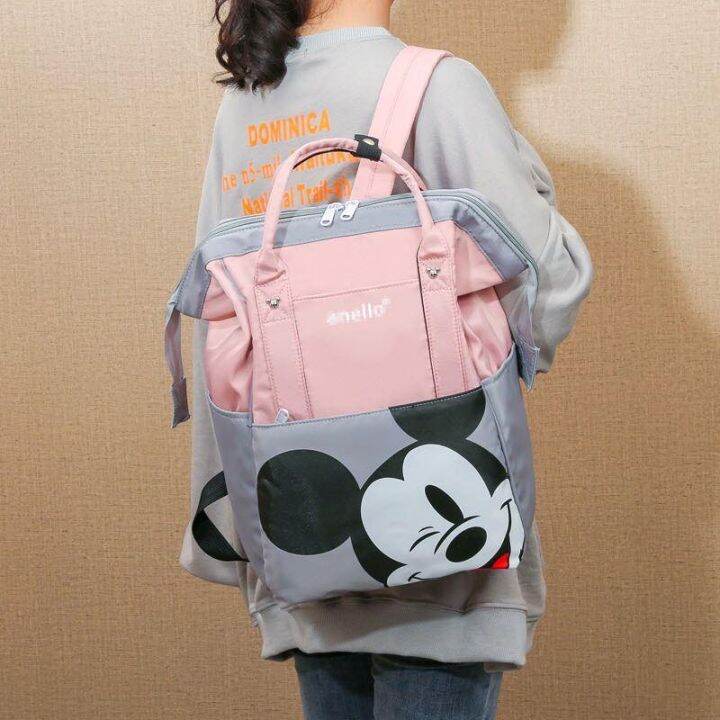 backpack Flagship anello mickey mouse Nylon waterproof backpack#L661 ...