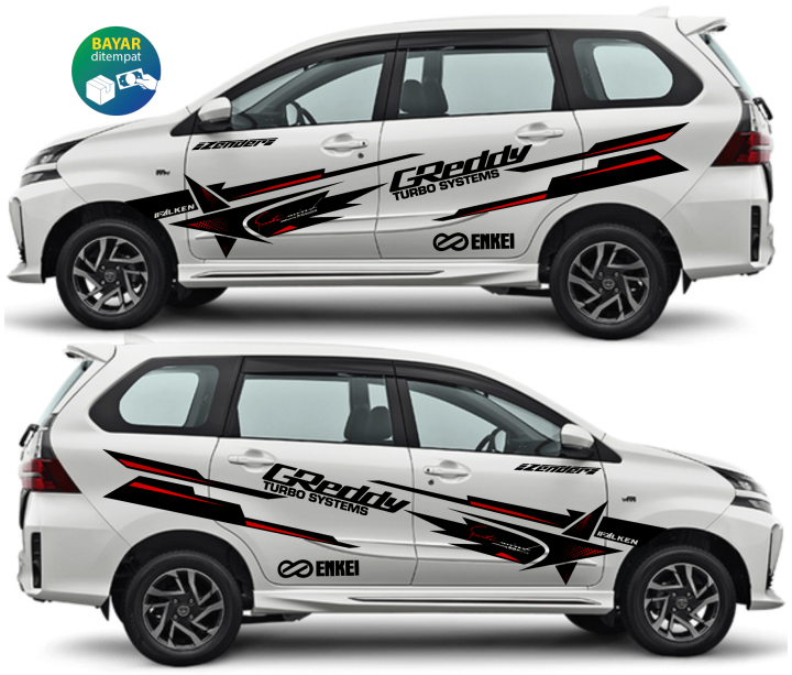 stiker termurah stiker mobil cutting sticker minimalis lis greddy sport ...
