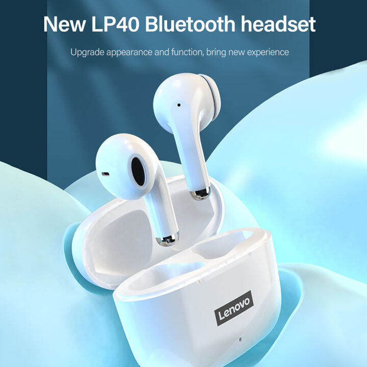 Lenovo LP40 Pro TWS Earphones Wireless Bluetooth 5.1 Sport Noise Reduction Headphones Touch ...