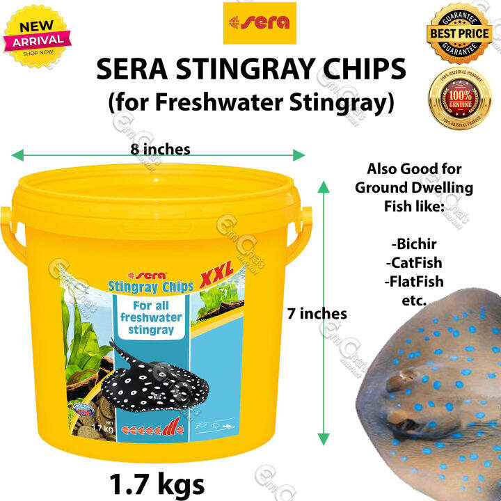 Original 1.7kg Freshwater Stingray Food Bichir Food (ff) Sera Stingray ...