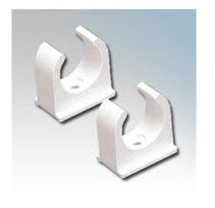 PVCLINK Spring Clip Saddle U Clip 20mm/25mm Orange/White | Lazada