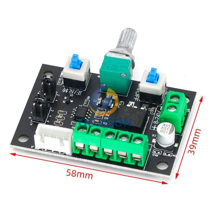 DC 12V 24V Stepper Motor Driver Controller Speed Regulator PWM Pulse Signal Generator Module ...