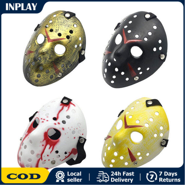 Jason Voorhees Friday The 13th Horror Creepy Cosplay Scary Mask ...