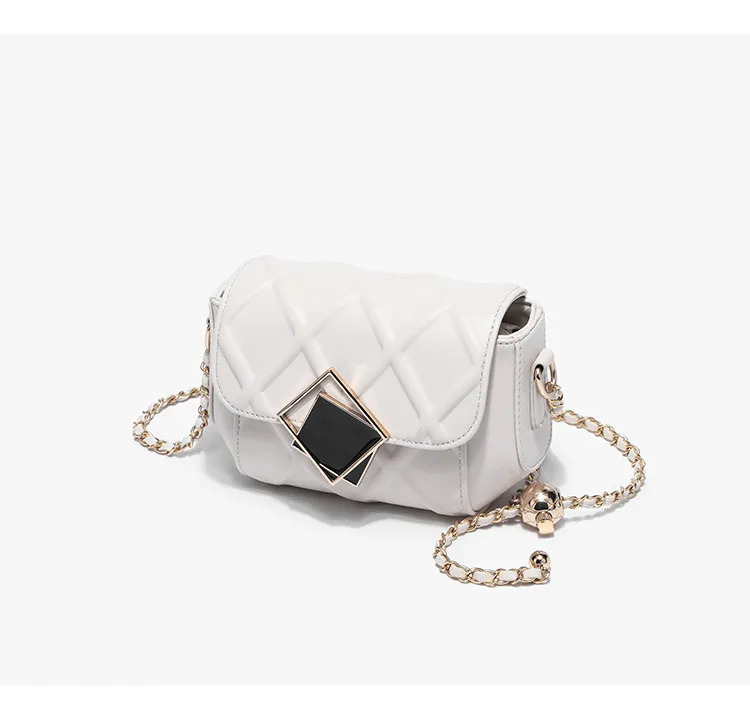 LUCA PARIS สีขาวกระเป๋า messenger ผู้หญิงกระเป๋า 2021 ใหม่อินเทรนด์ all ...