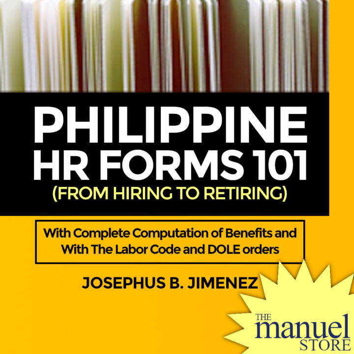 Jimenez (2019 Hardbound) - HR Forms 101, Philippine - From Hiring to ...
