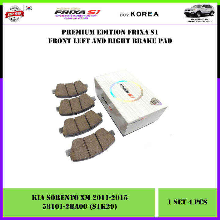 (XM-2) Kia Sorento XM 2011-2015 Front Premium Edition Frixa S1 Brake ...
