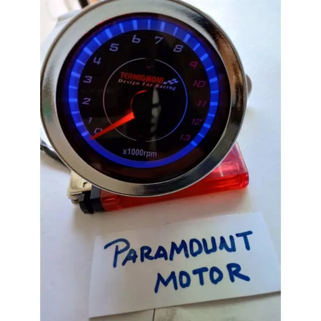 spidometer speedometer spido rpm LED bulat universal semua motor ...