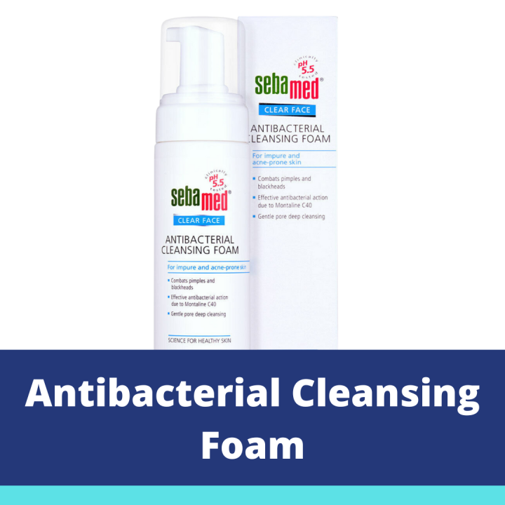 Sebamed Clear Face Cleansing Foam Anti-Bacterial Cleansing Foam 150ml ...