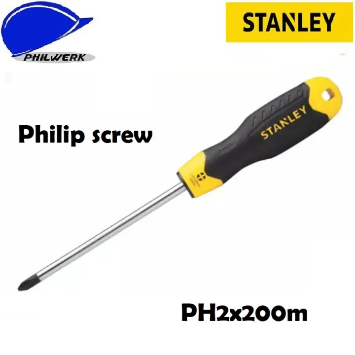 Stanley Screw driver Philip's Cushion GR PH2x | Lazada PH