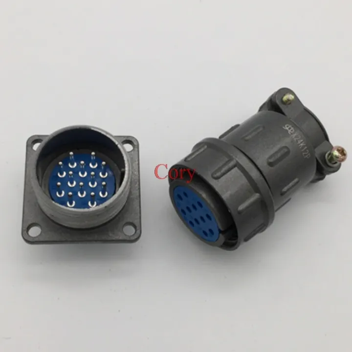 1PC Aviation connector 24mm plug connector CX24 circular connector 12 ...