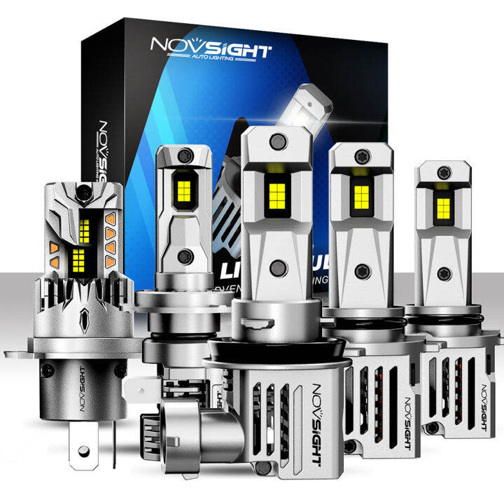Novsight Ultra Bright N66 Car H4 LED Headlight H11 150W 20000LM 6500K ...
