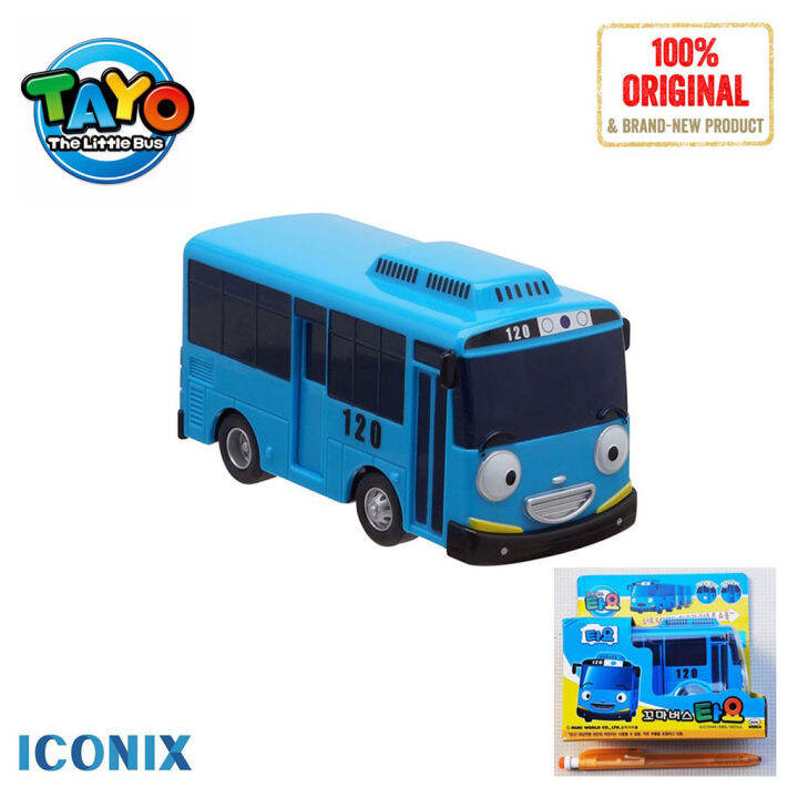 Iconix Tayo The Little Bus Tayo Bus Blue TYX217001 Mimi World Korean Toys Animation Pull ...