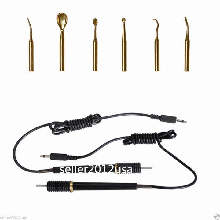 Free Shippping 6 Dental Electric Waxer Tips Set + 2 Replacement Wax ...