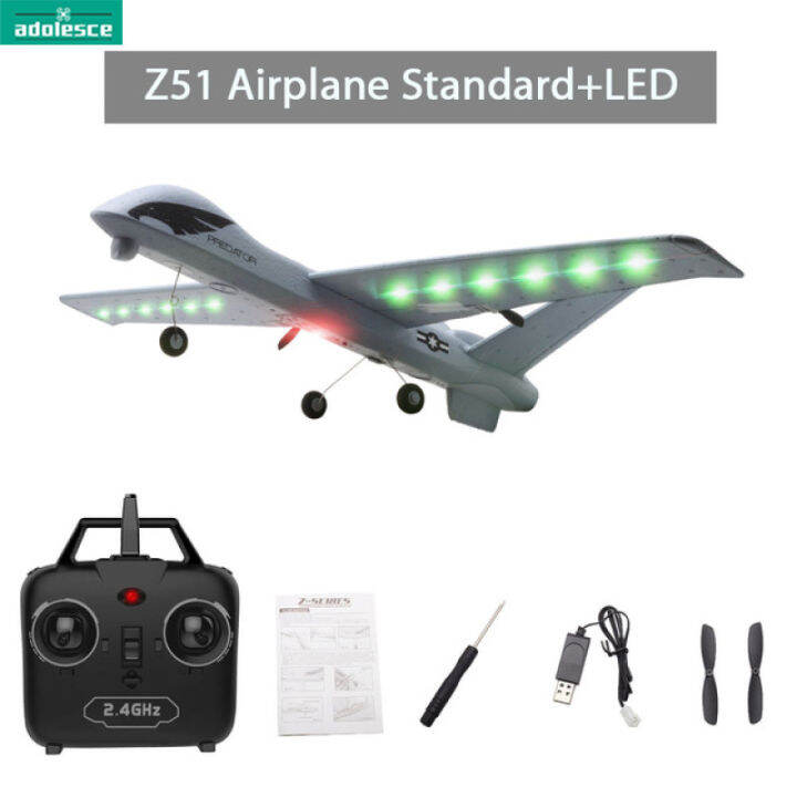 AD【ready stock】Flying Model Gliders RC Plane 2.4G 2CH Predator Z51 ...