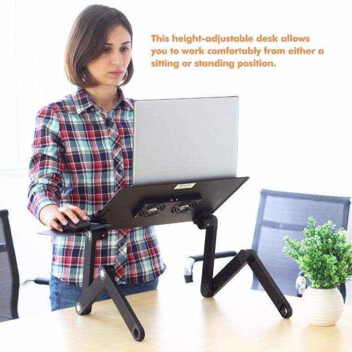 Mon'Amie Foldable Laptop Table Adjustable Portable Multi-function Table | Lazada PH