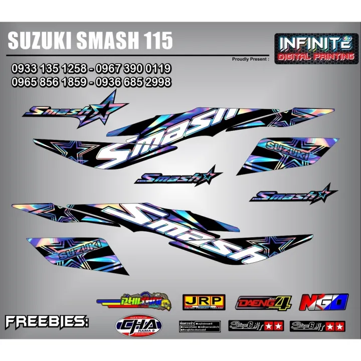 【Ready Stock】 SMASH 115 DECALS STICKER ( LIMITED EDITION ) | Lazada PH