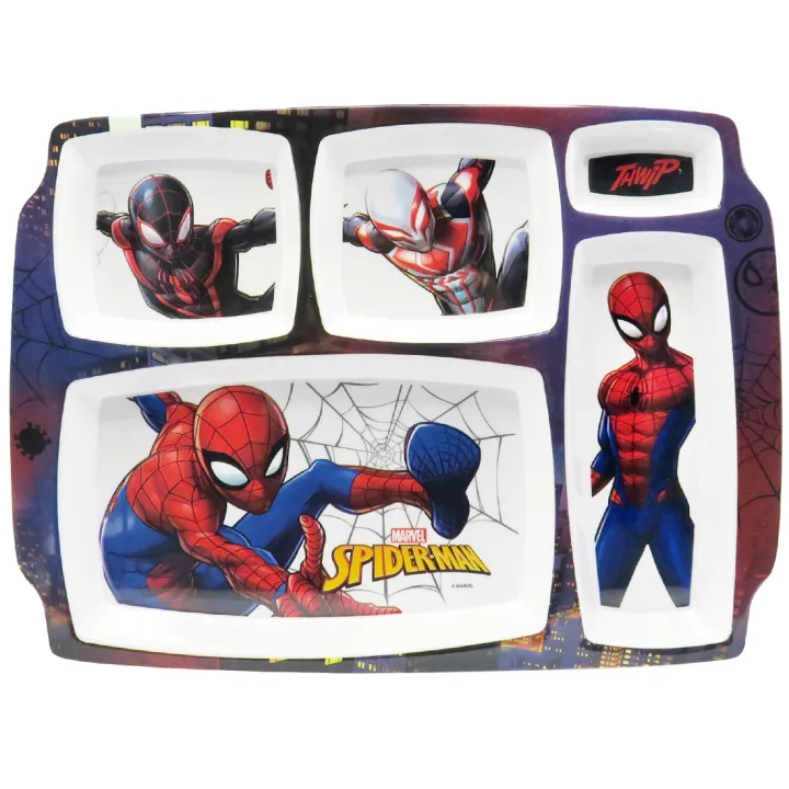 Spiderman Melamine Section Tray (5 Way) | Lazada