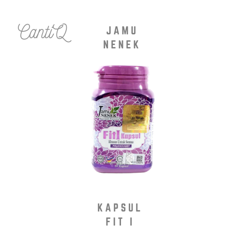 JAMU NENEK KAPSUL FIT I | Lazada