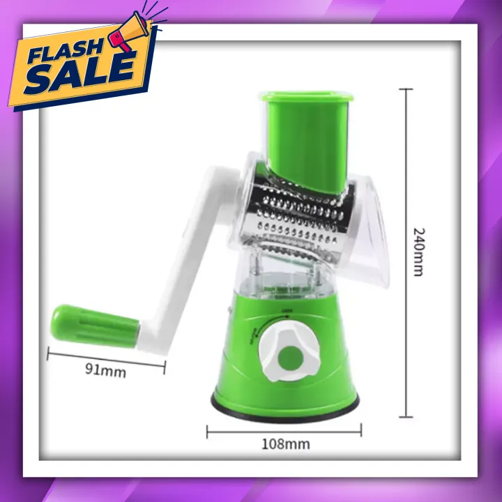 TABLETOP DRUM GRATER Slicer Cutter Grinder Vegetable Meat Grater ...