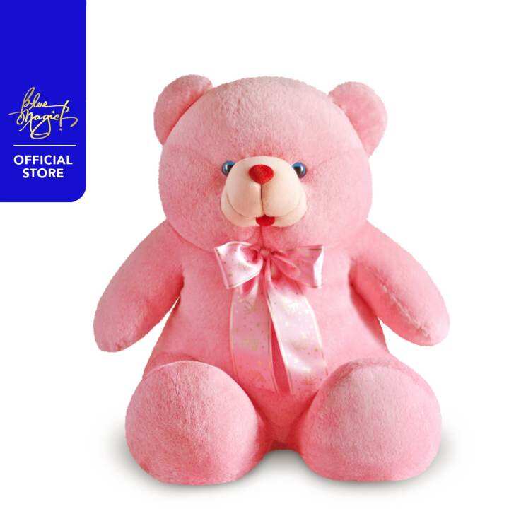 Blue Magic Skippy Medium Pink Bear Stuffed Toy | Lazada PH