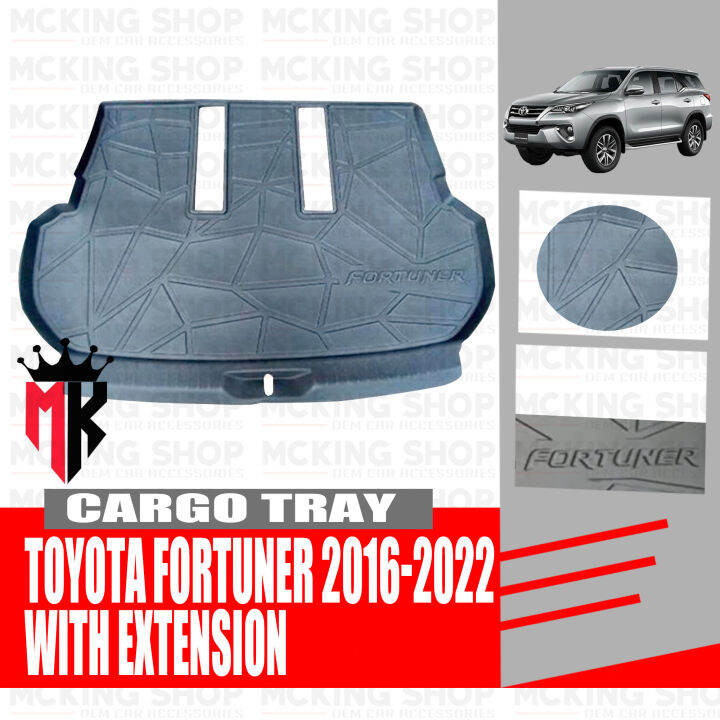 Toyota Fortuner 2016-2022 Cargo Trunk/Cargo Tray with EXTENSION (Black ...