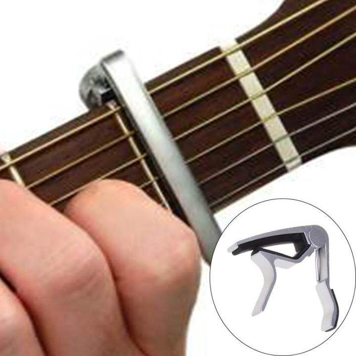 Perfect Folk Acoustic Guitar Trigger Change Capo Silver | Lazada PH